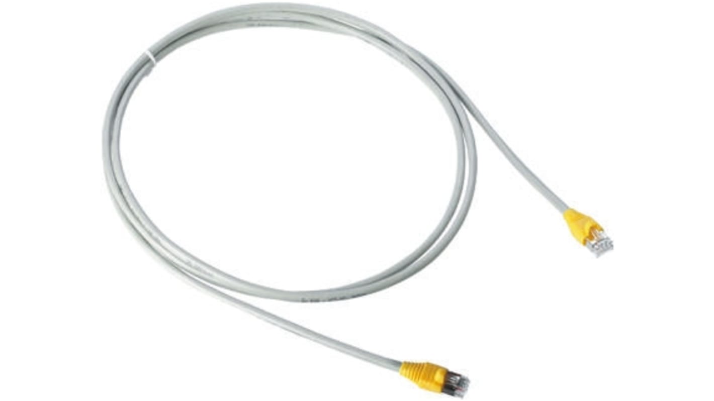 7063 2 633-15 | Krone Cat5e Ethernet Cable Assembly, F/UTP, Yellow PVC ...