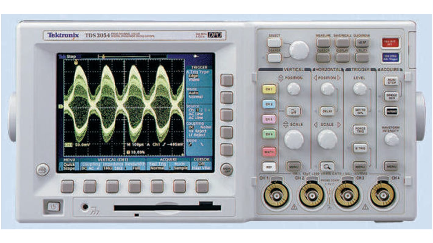 Tektronix TDS3012B TDS3000 Series Bench Digital Oscilloscope, 2 ...