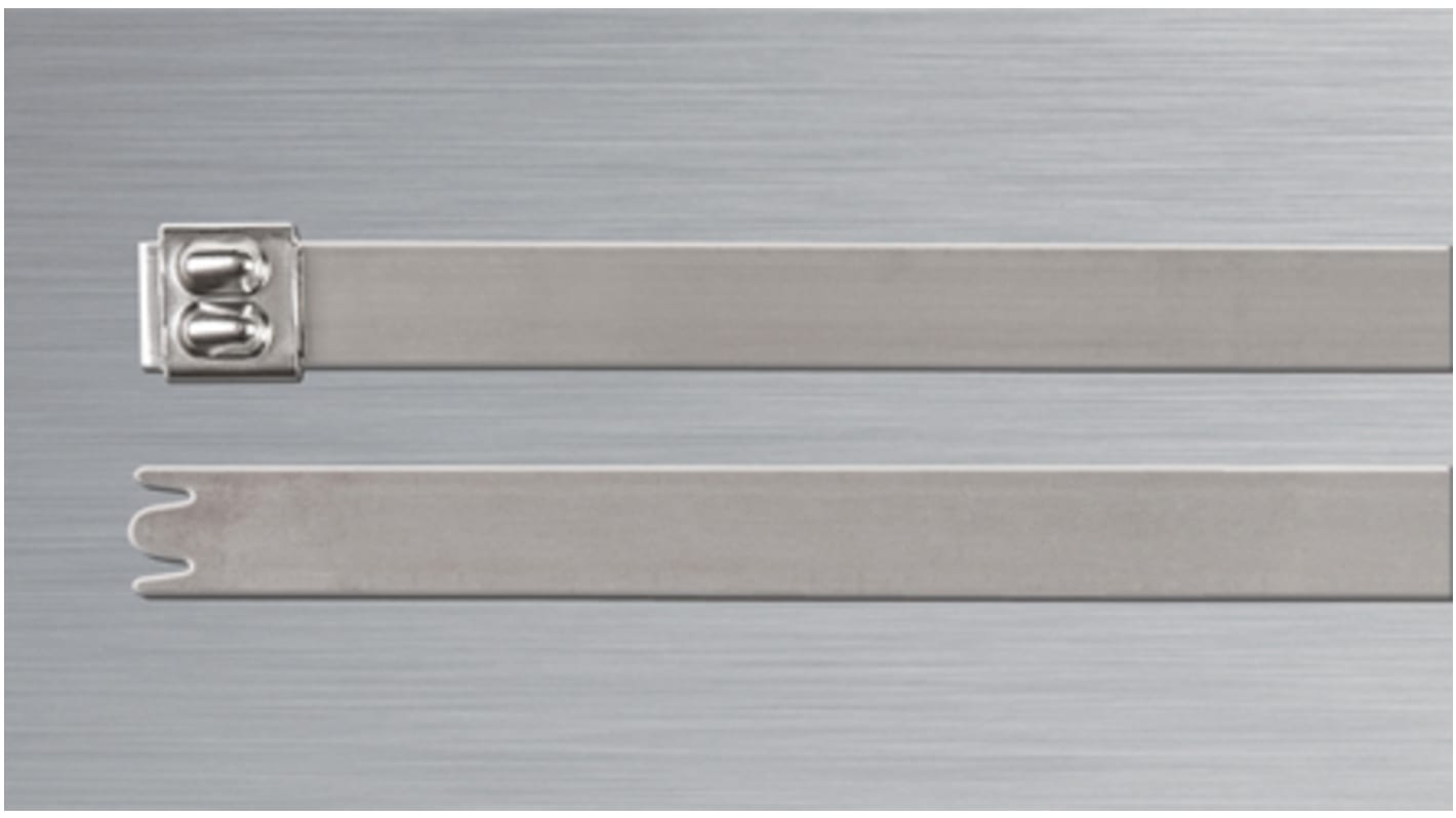 111-95149 MBT14XH-SS316-ML | HellermannTyton Cable Tie, Roller Ball ...