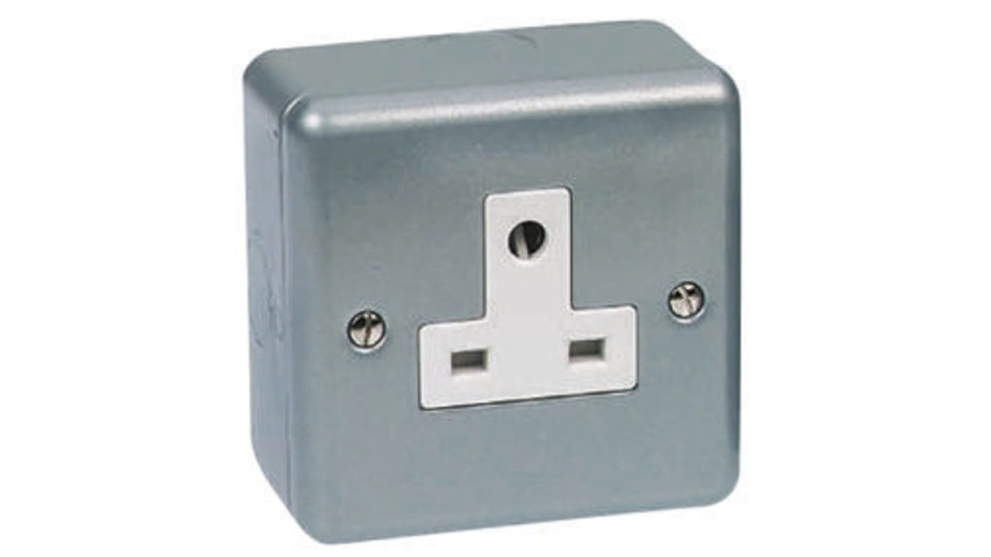 X120MG | MEM 1 Gang Power Socket, 13A | RS