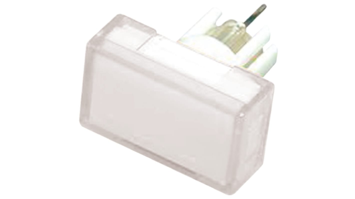 A3DJ-500W | Omron White Rectangular Push Button Lens for Use with A3D ...