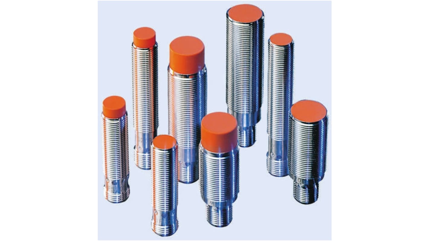 IFS201 | ifm electronic Barrel-Style Proximity Sensor, M12 x 1, 7 mm Detection, PNP Output, 10 → ...