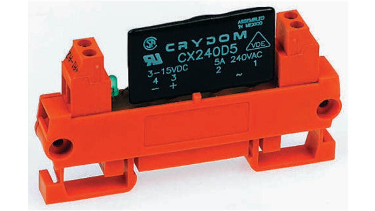 CX240D5-MS11 | Relé de estado sólido Crydom CX, control 3 → 15 Vdc ...