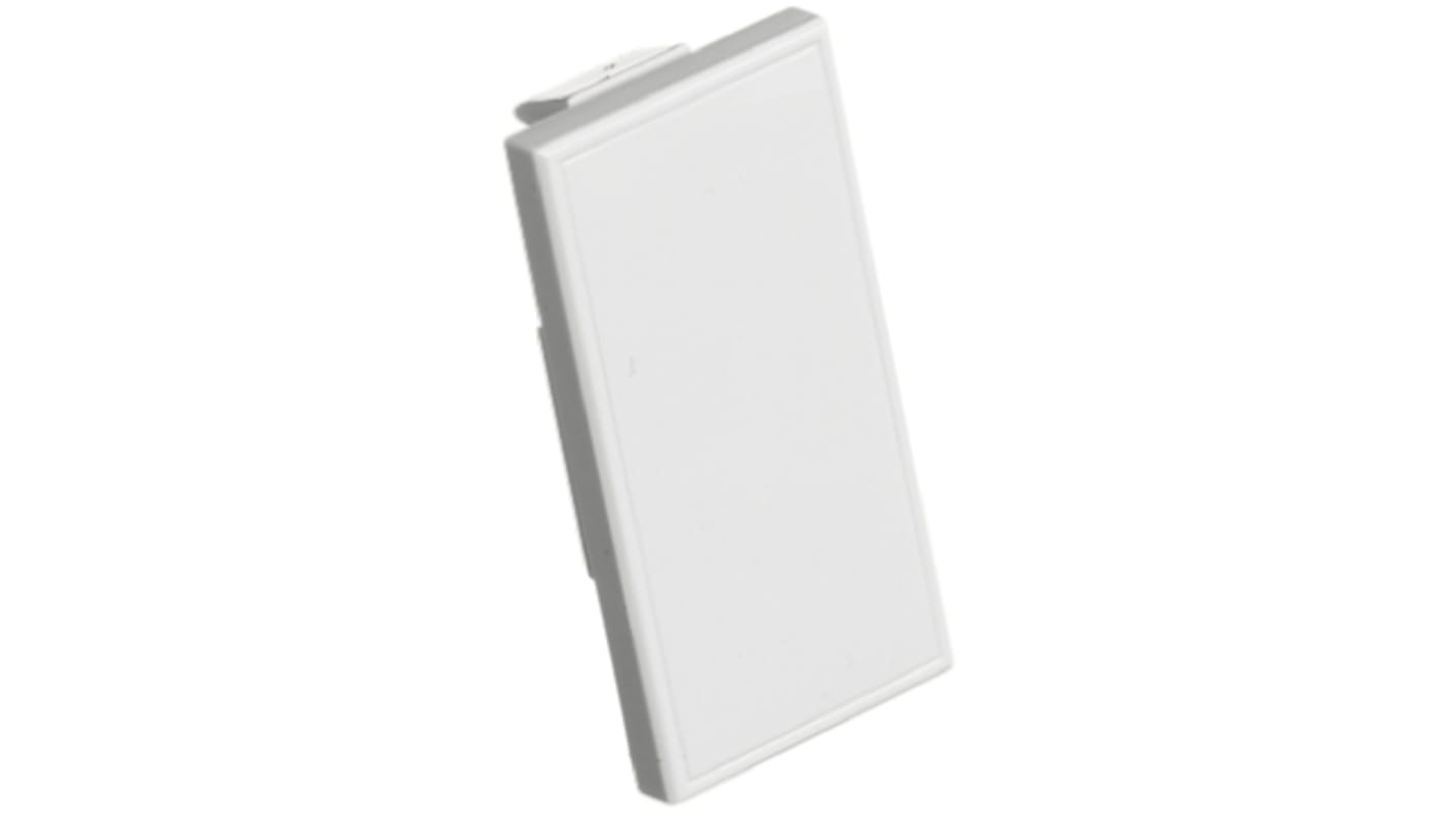854-35017 387-7780-WH | HellermannTyton, Alpha Snap Blanking Module for use with Data Outlet ...