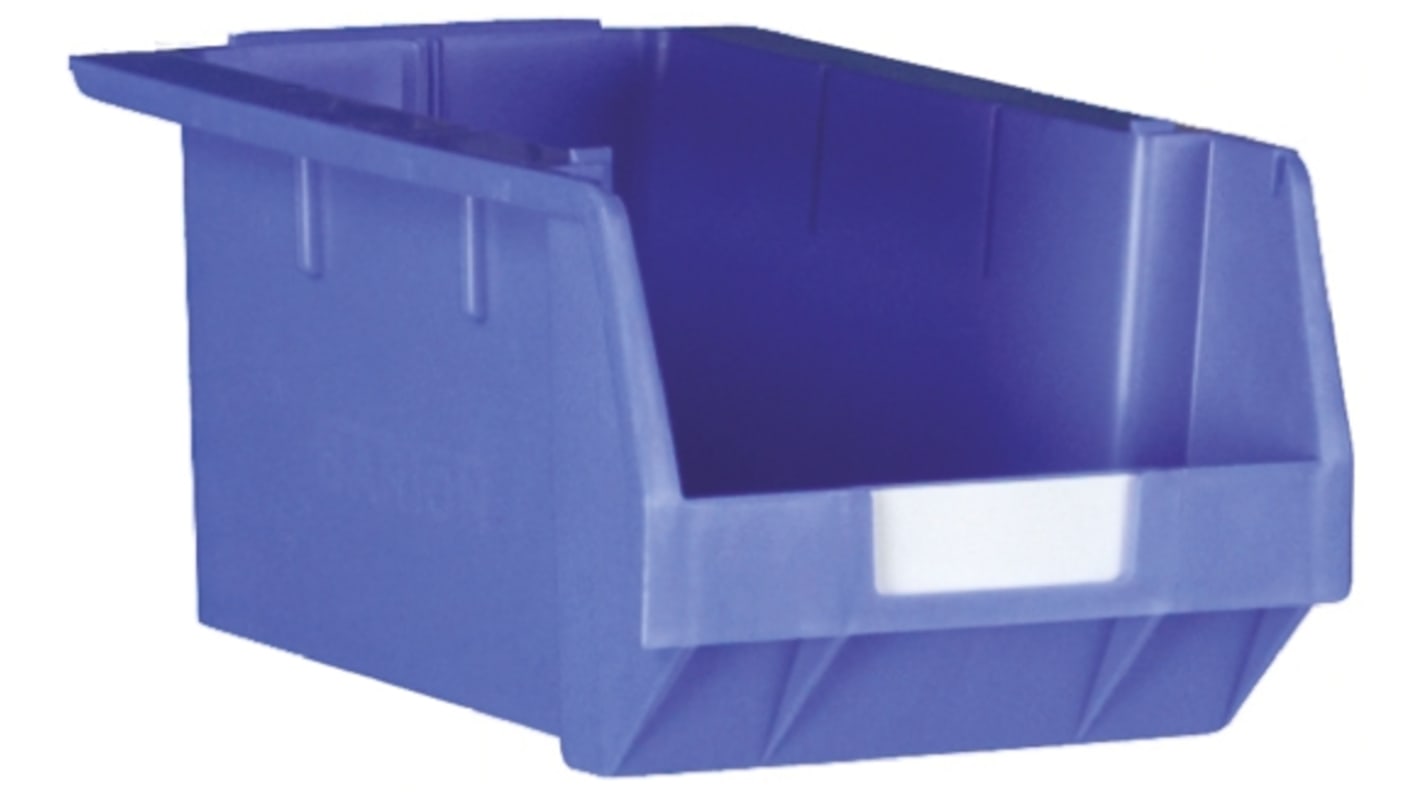RS PRO PP Storage Bin, 180mm x 239mm, Blue | RS
