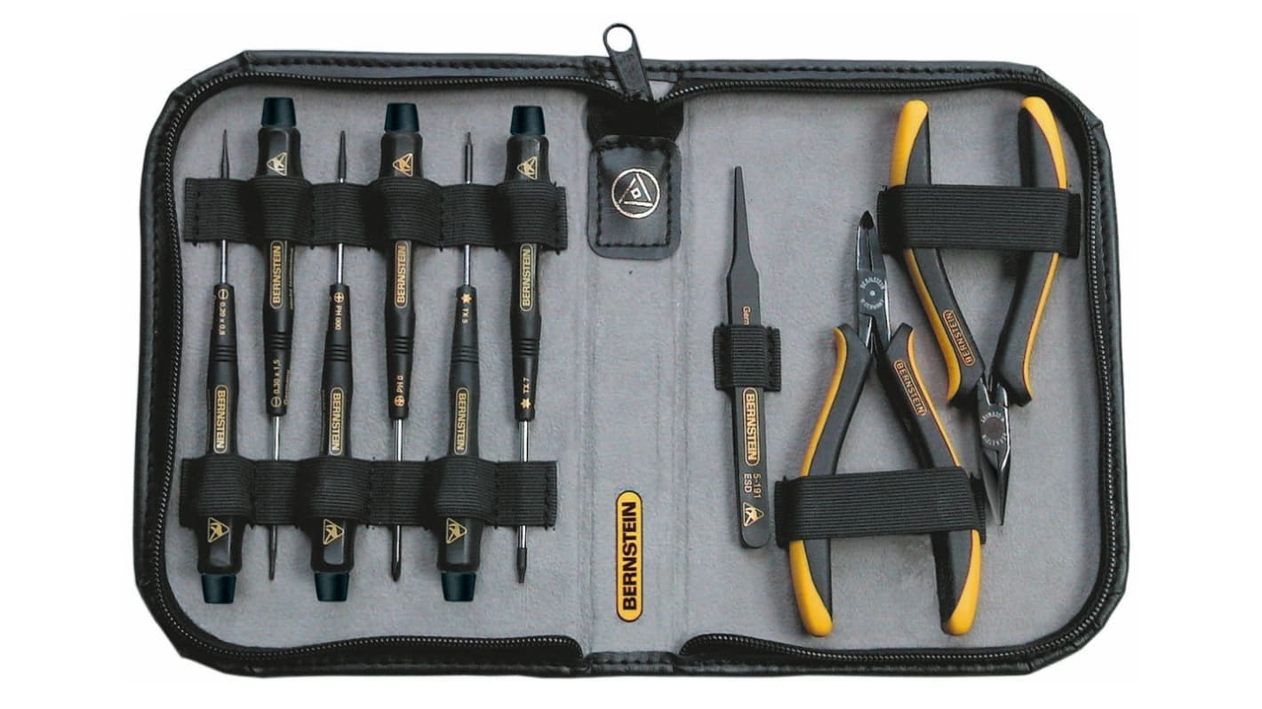 2250 | Bernstein 9 Piece ESD Tool Kit with Pouch | RS
