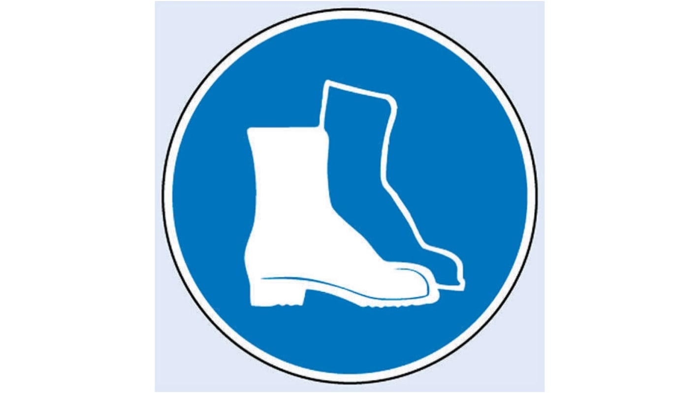 11.0489 | Wolk Mandatory Foot Protection Sign | RS