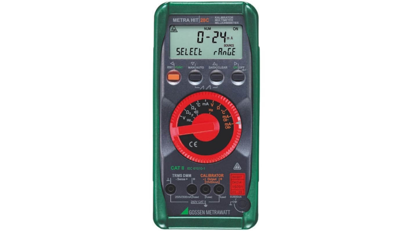 Gossen Metrawatt METRAHIT 28C Multi Function Calibrator, 300mA, 600V ...