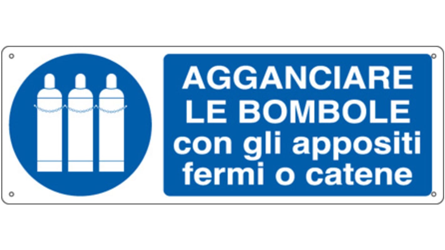 E1923K | Segnale d'obbligo in Alluminio, pittogramma: Sicurezza sul ...