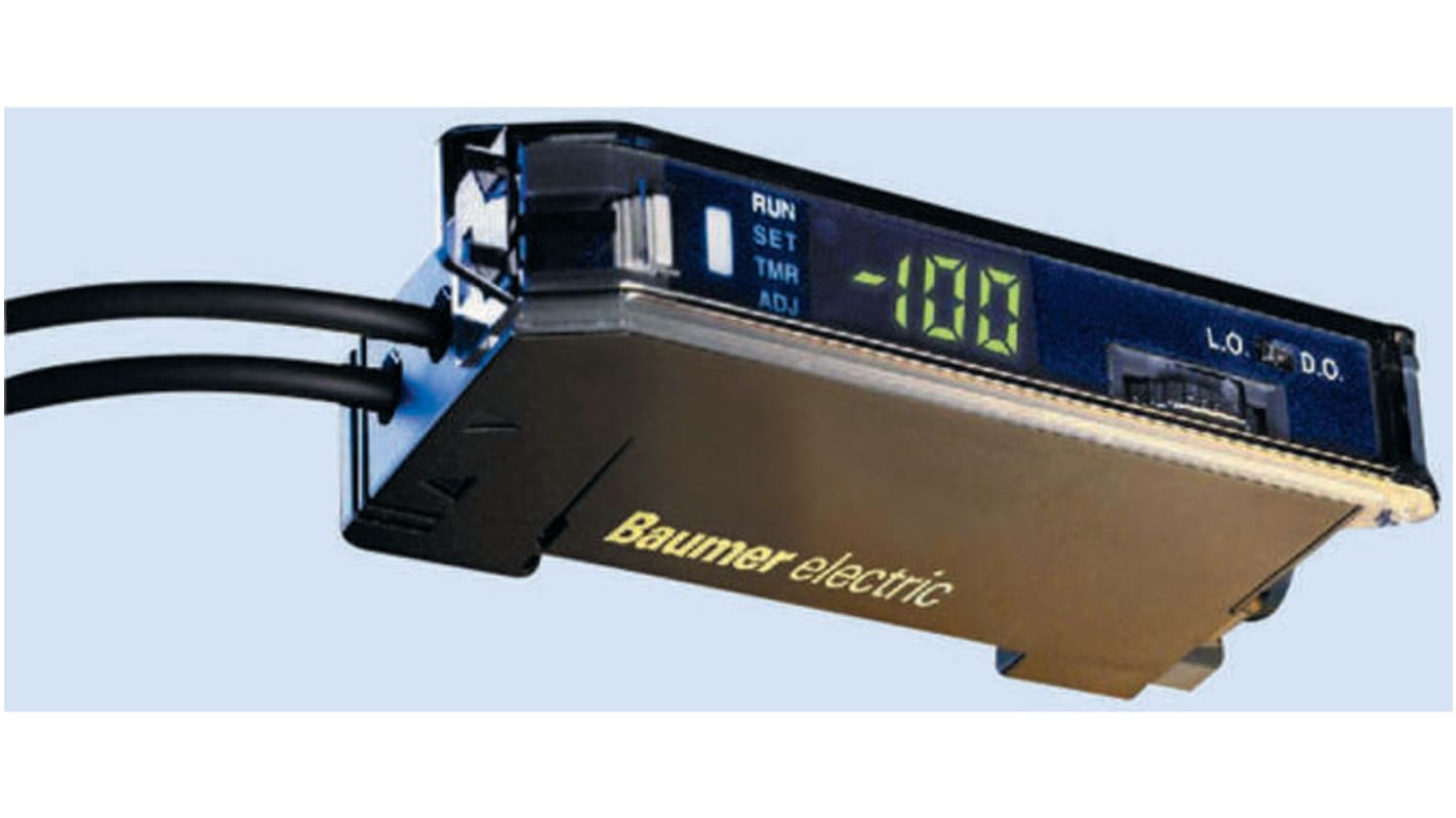 FVDK 10P69Y0 | Baumer Plastic Fibre Optic Sensor 340 mm, PNP Output ...