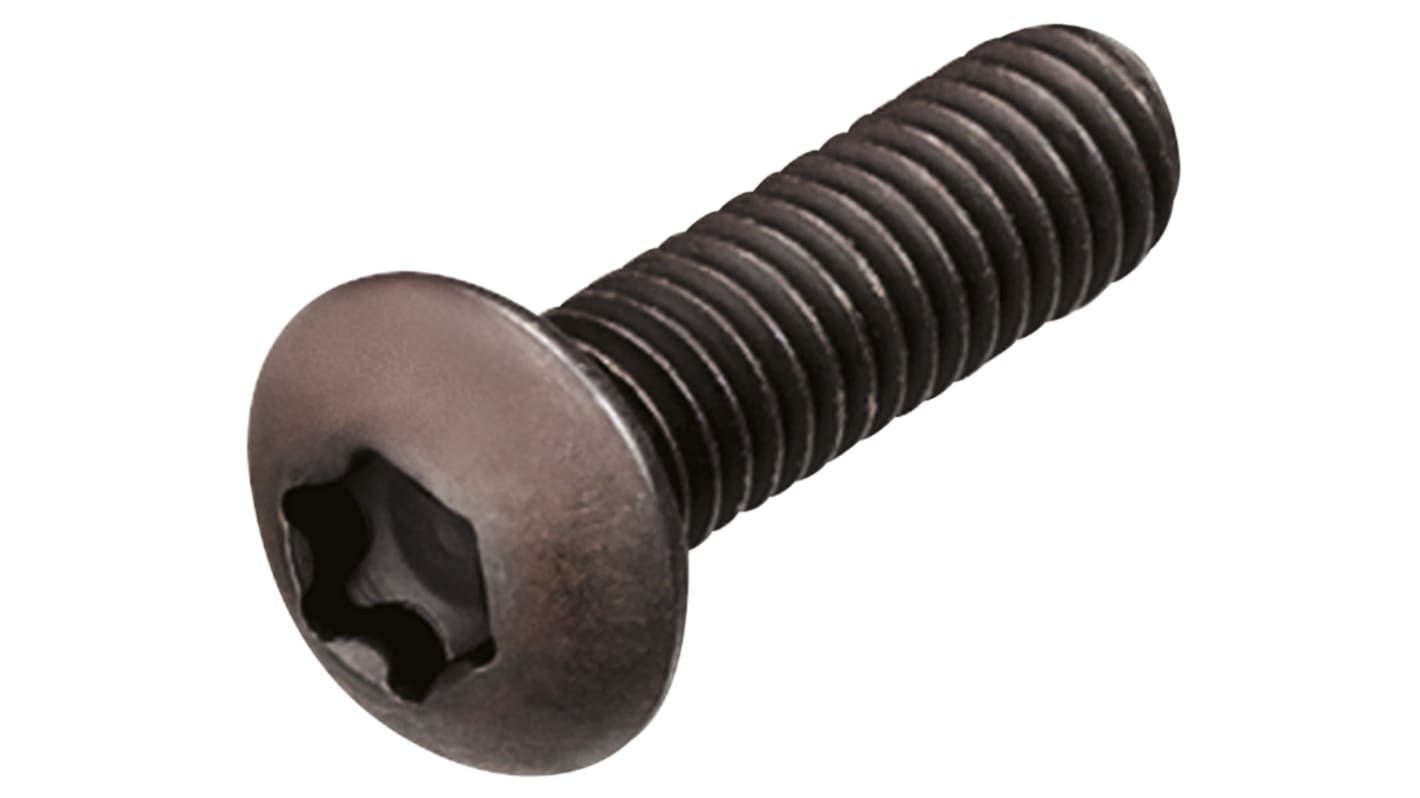 M3X6 | Yahata Neji Hexalobular Recess Button Steel Tamper Proof Security Screw, M3x6mm | RS