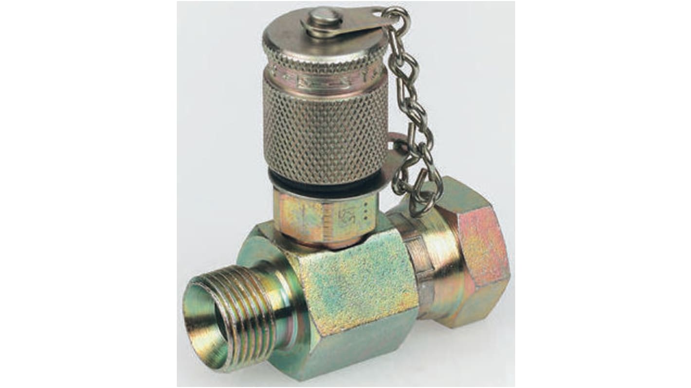 Stauff Hydraulic Test Point G 3/8 Male and G 3/8 Female, 3/8" M/F + SMK ...