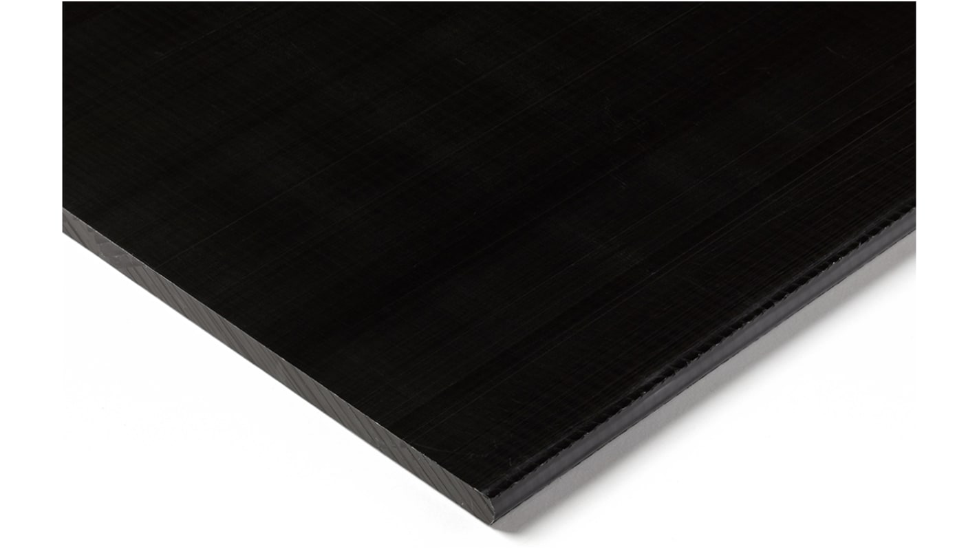 RS PRO Black Plastic Sheet, 500mm x 300mm x 50mm | RS