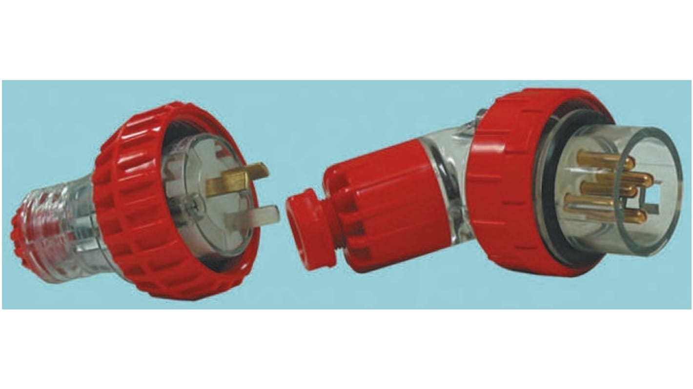 56P315-EO | Clipsal Electrical IP66 Grey 2P + E Industrial Power Plug ...