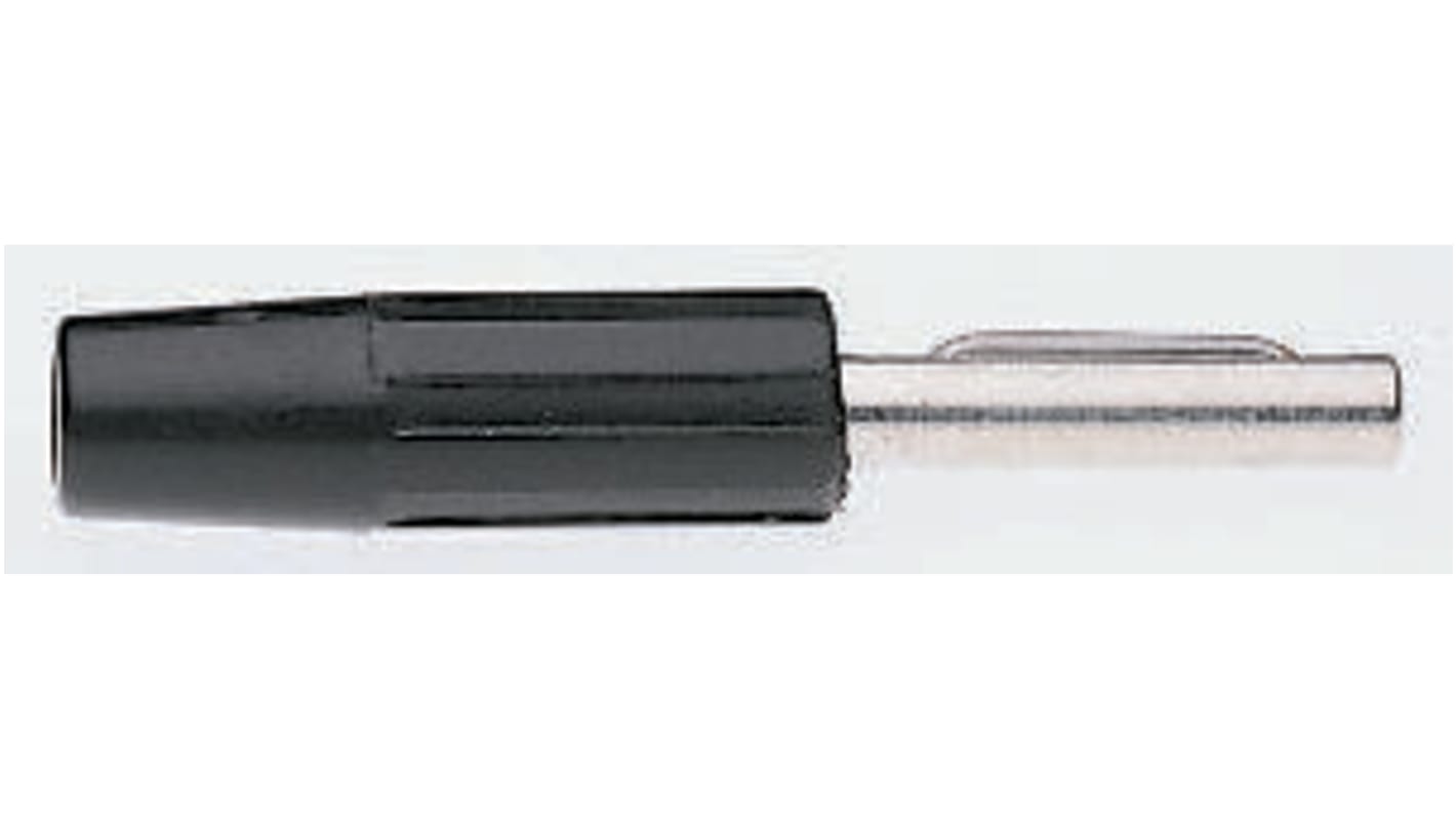 Yellow banana plug,4mm | RS