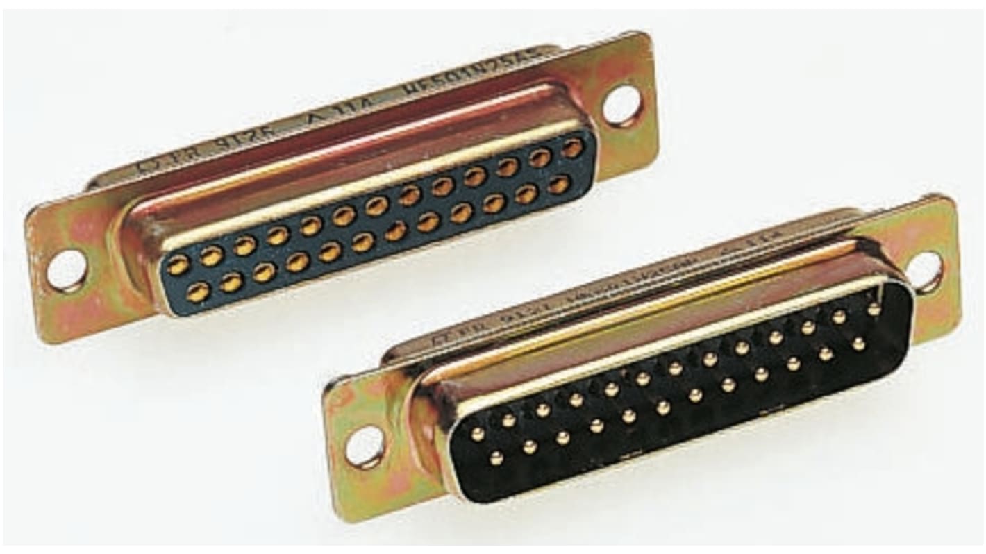 DA-15P-1A5N-A191-K87 | ITT Cannon DB15针D-Sub连接器公插, 直角, 通孔安装, 焊接端接, 121073-3241 D | RS