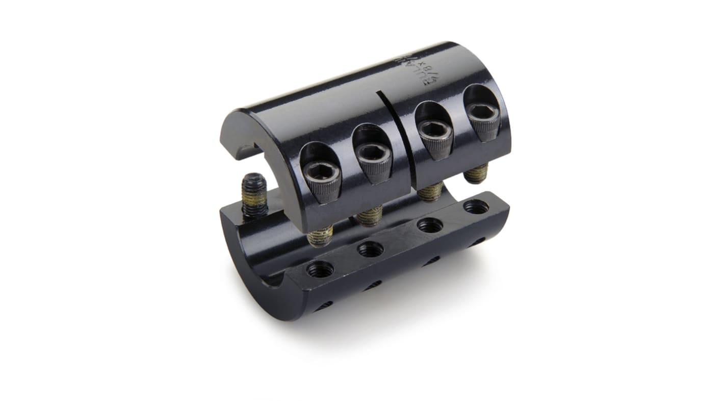 MSPC-40-40-F | Ruland Shaft Coupling, 77mm Outside Diameter, 40mm Bore, 108mm Length Coupler | RS