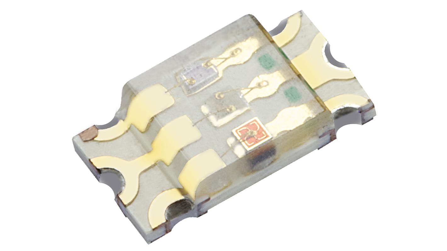 Kingbright1.95 V, 3.5 V, 3.65 V RGB LED 3216 (1206) SMD, KPTF ...