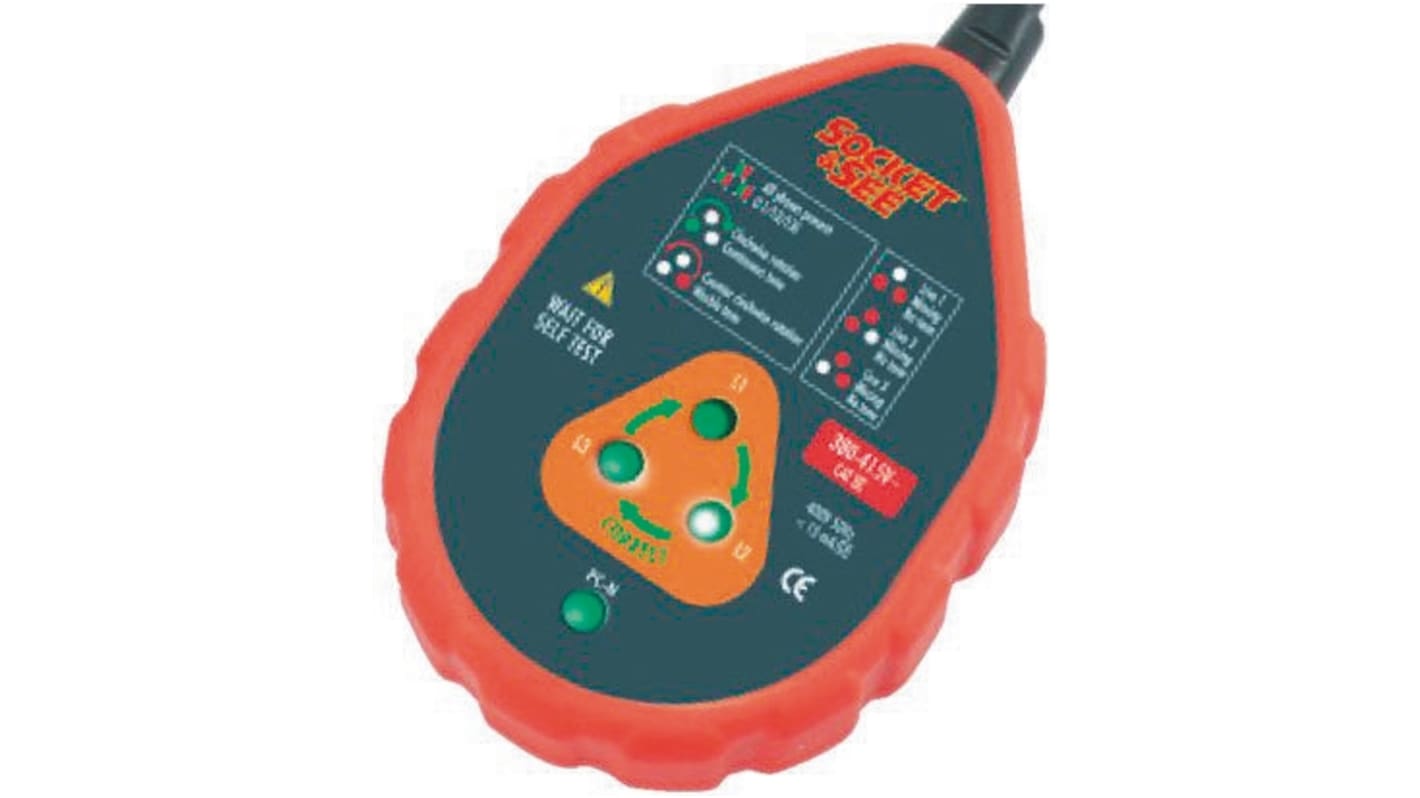 SOK 60/16HD | Kew Technik, Model SOK 60 Socket Tester 16A 400V ac RS ...
