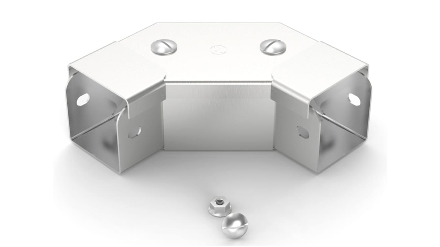 RS PRO 304 Stainless Steel Cable Trunking Accessory, 75 x 75mm | RS