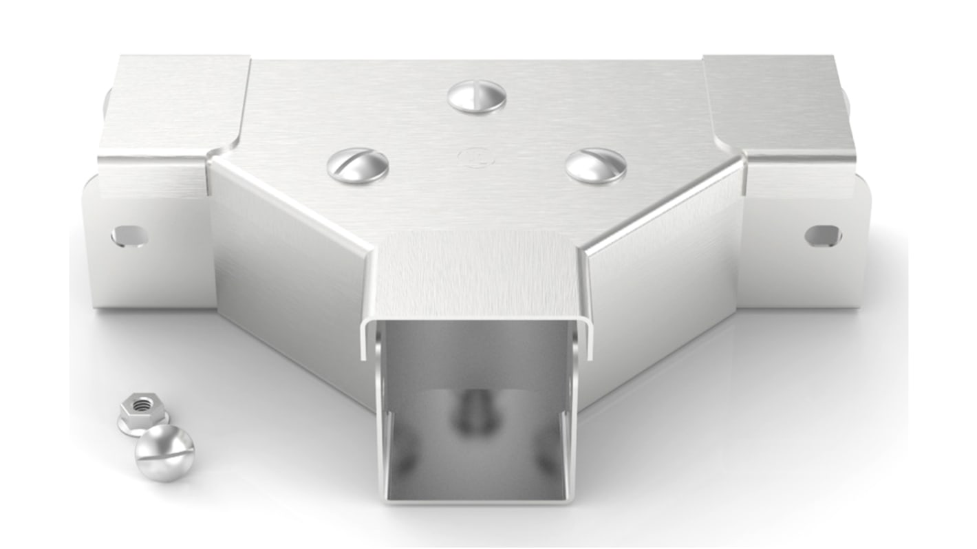 RS PRO 304 Stainless Steel Cable Trunking Accessory, 75 x 75mm | RS