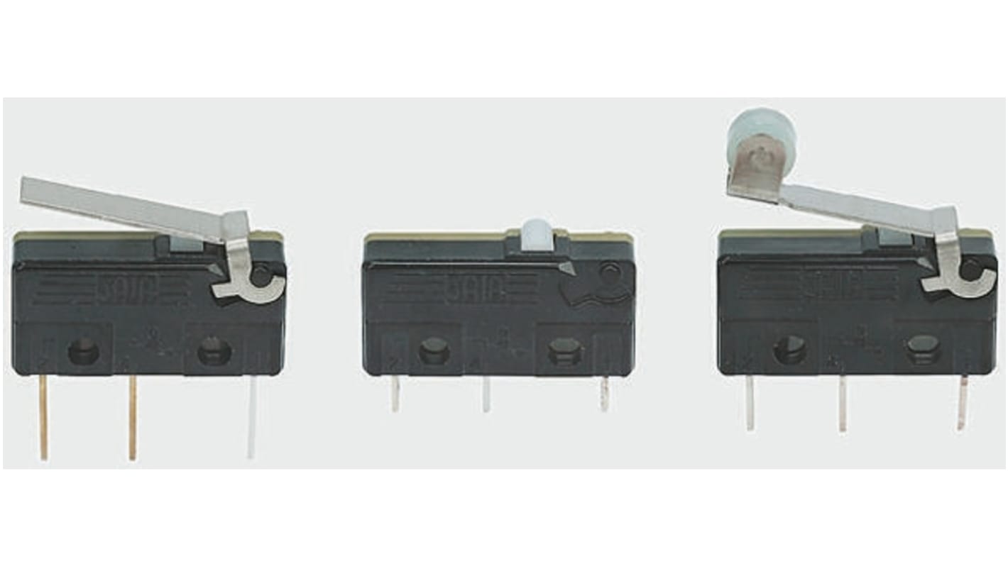 XCG8-J1-Z1 | Saia-Burgess Hinge Lever Micro Switch, PCB Terminal, 6 A ...