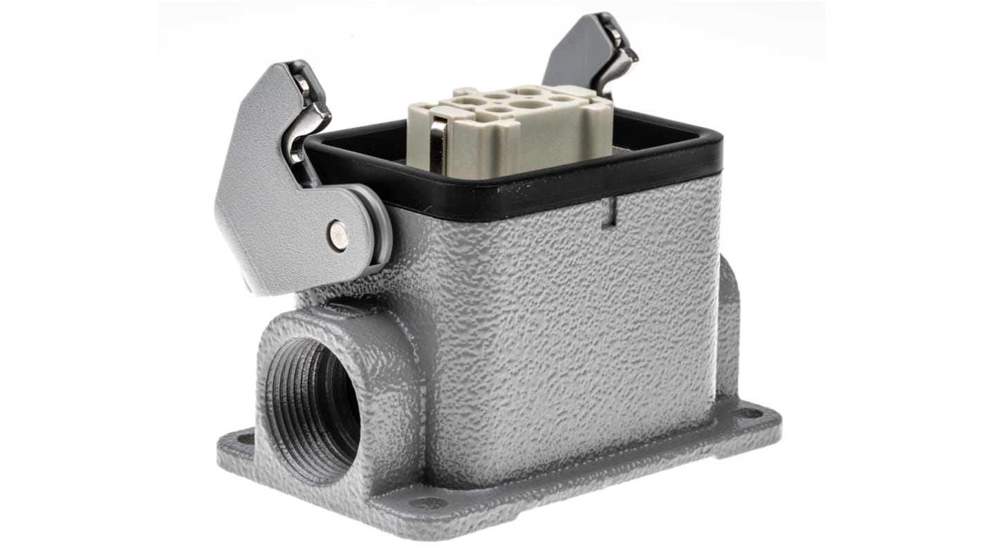 HARTING ヘビーデューティパワーコネクタ, 6極, 16A, 500 V, 09300061251+09330062701 | RS