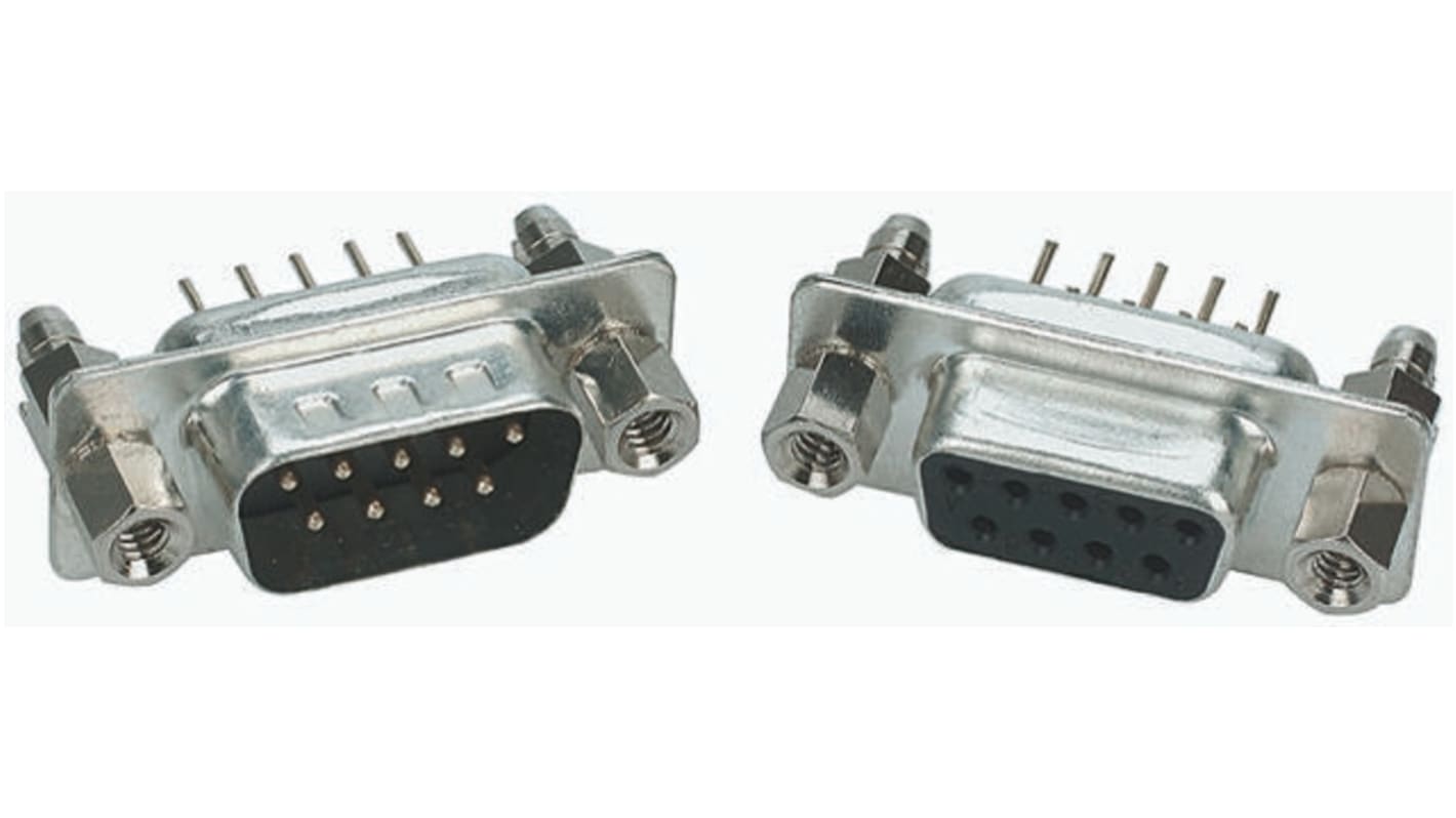 1-1634220-2 | TE Connectivity Amplimite HD-20 25 Way PCB D-sub Connector Plug, 2.77mm Pitch ...