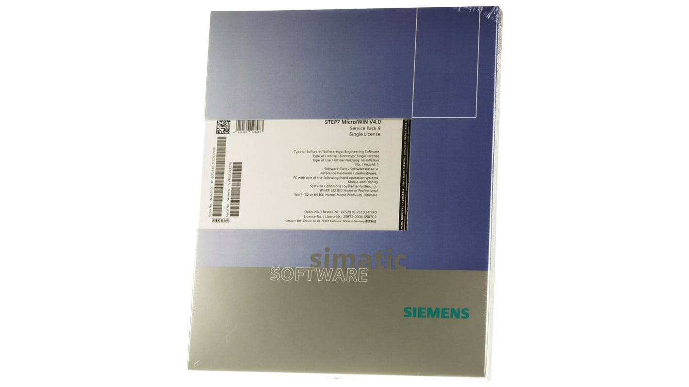 6ES7810-2CC03-0YX0 | Siemens 4.0 PLC Programming Software for use with ...
