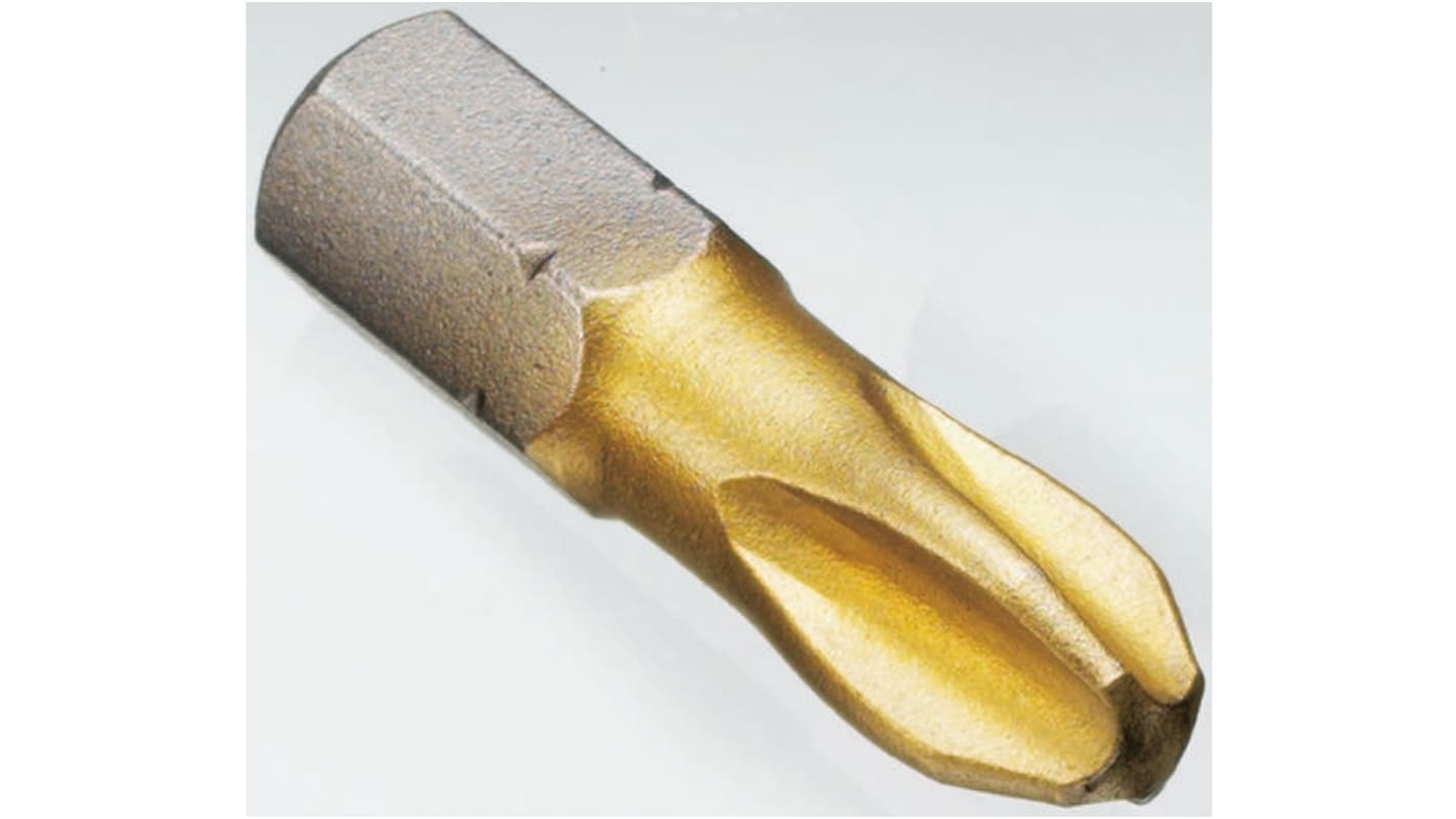 2607001595 | Bosch Pozidriv Screwdriver Bit, PZ3 Tip | RS