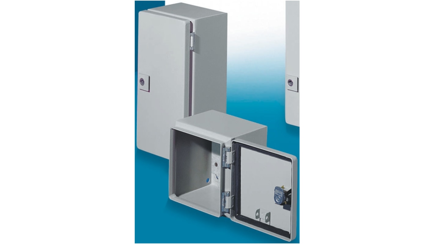 1555500 | Rittal E-Box EB Series Steel Wall Box, IP66, 300 mm x 300 mm ...