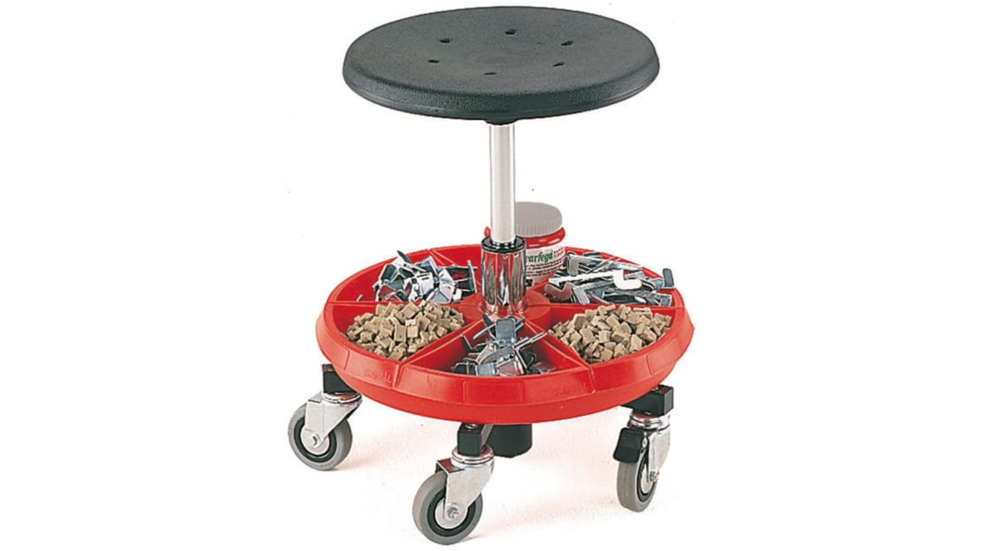 88601003 | Bott PUR Mobile Stool 0.36 → 0.475m Platform Height, Black ...