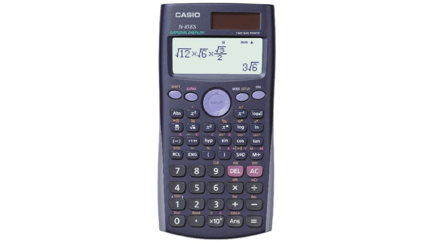 FX85ES-S-UK | Casio Battery & Solar Powered Scientific Calculator | RS