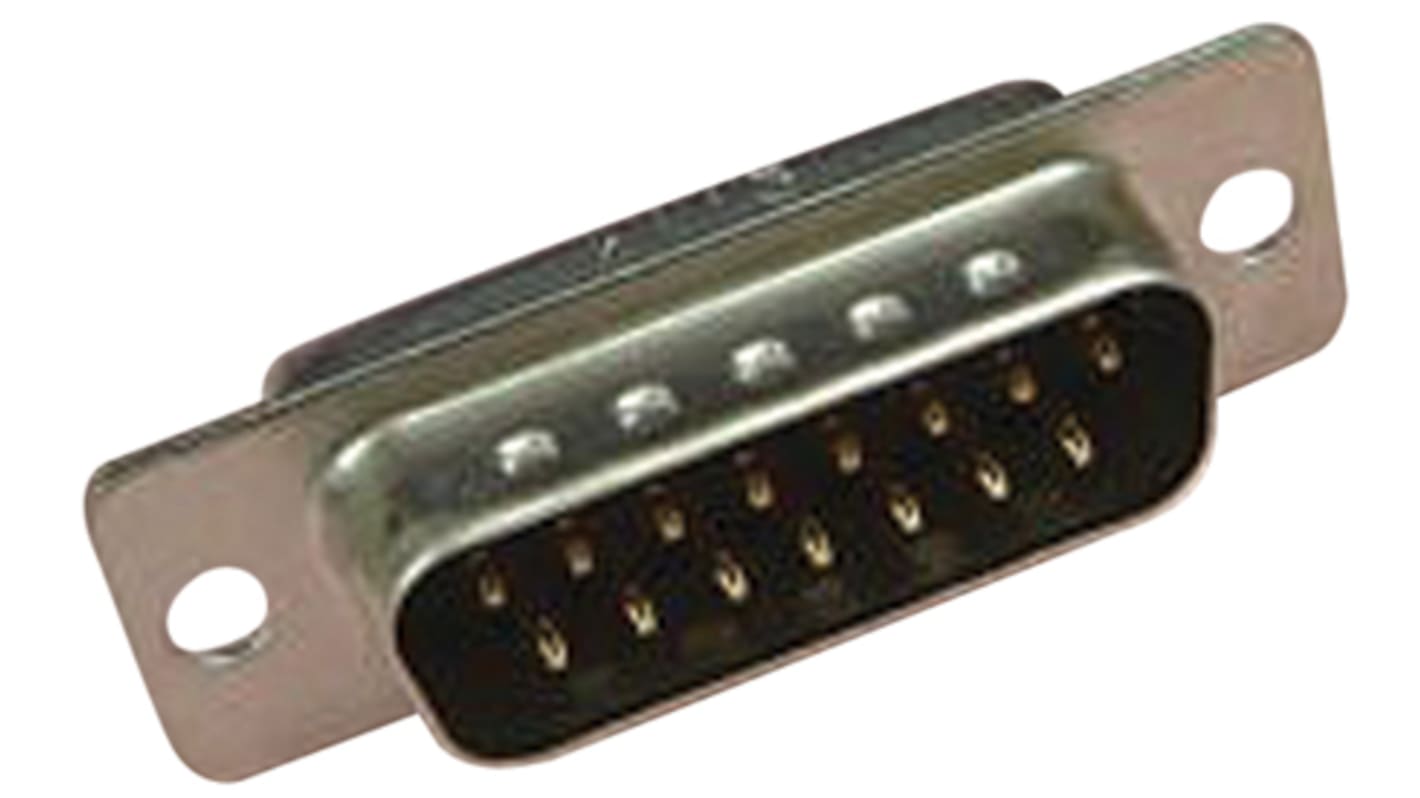 日本航空電子工業 D-subコネクタ, 15極, オス, ケーブルマウント, DA-15PF-N | RS