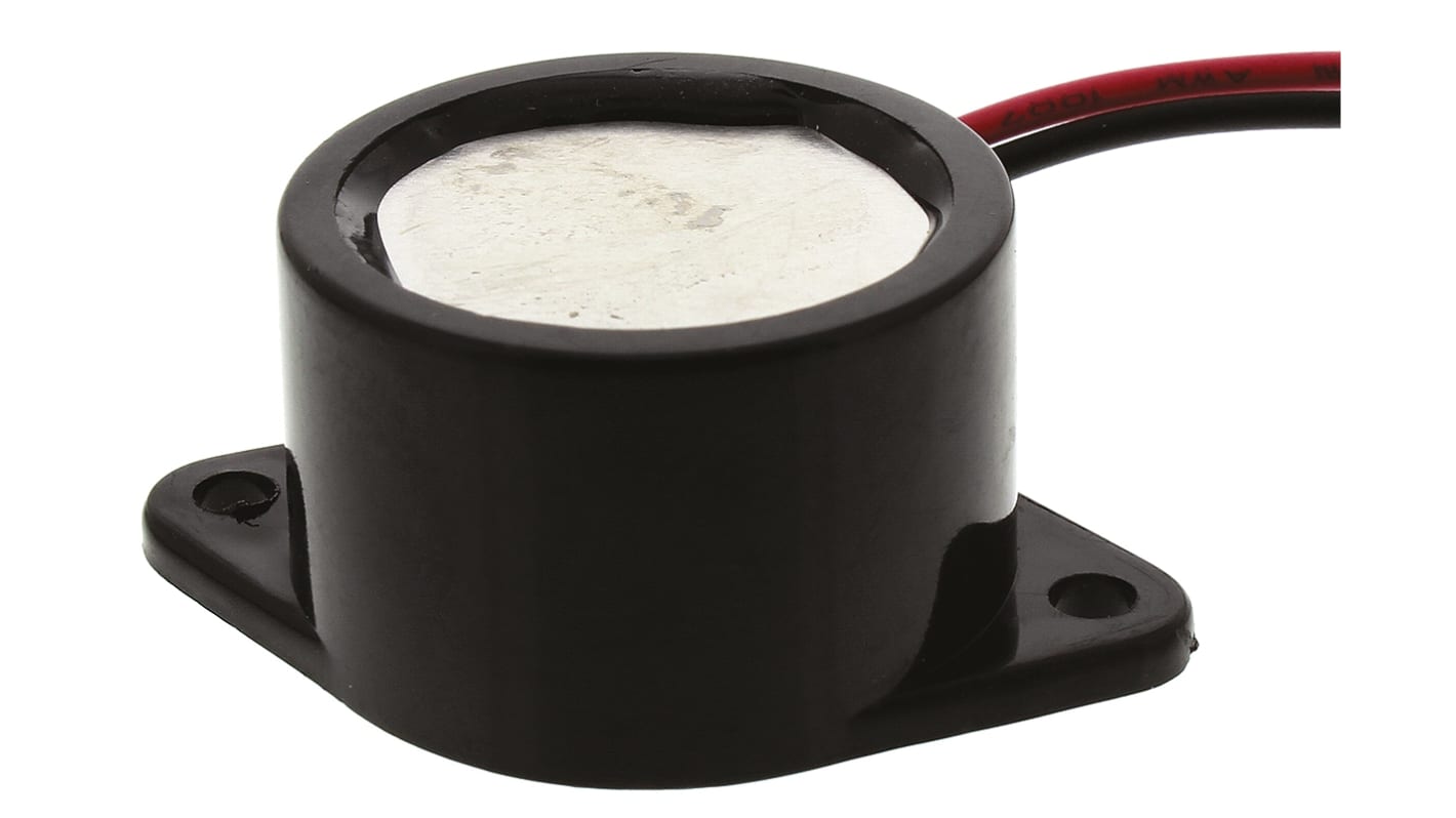 RS PRO 85dB Panel Mount Continuous Internal Piezo Buzzer, 39 x 25.6 x ...