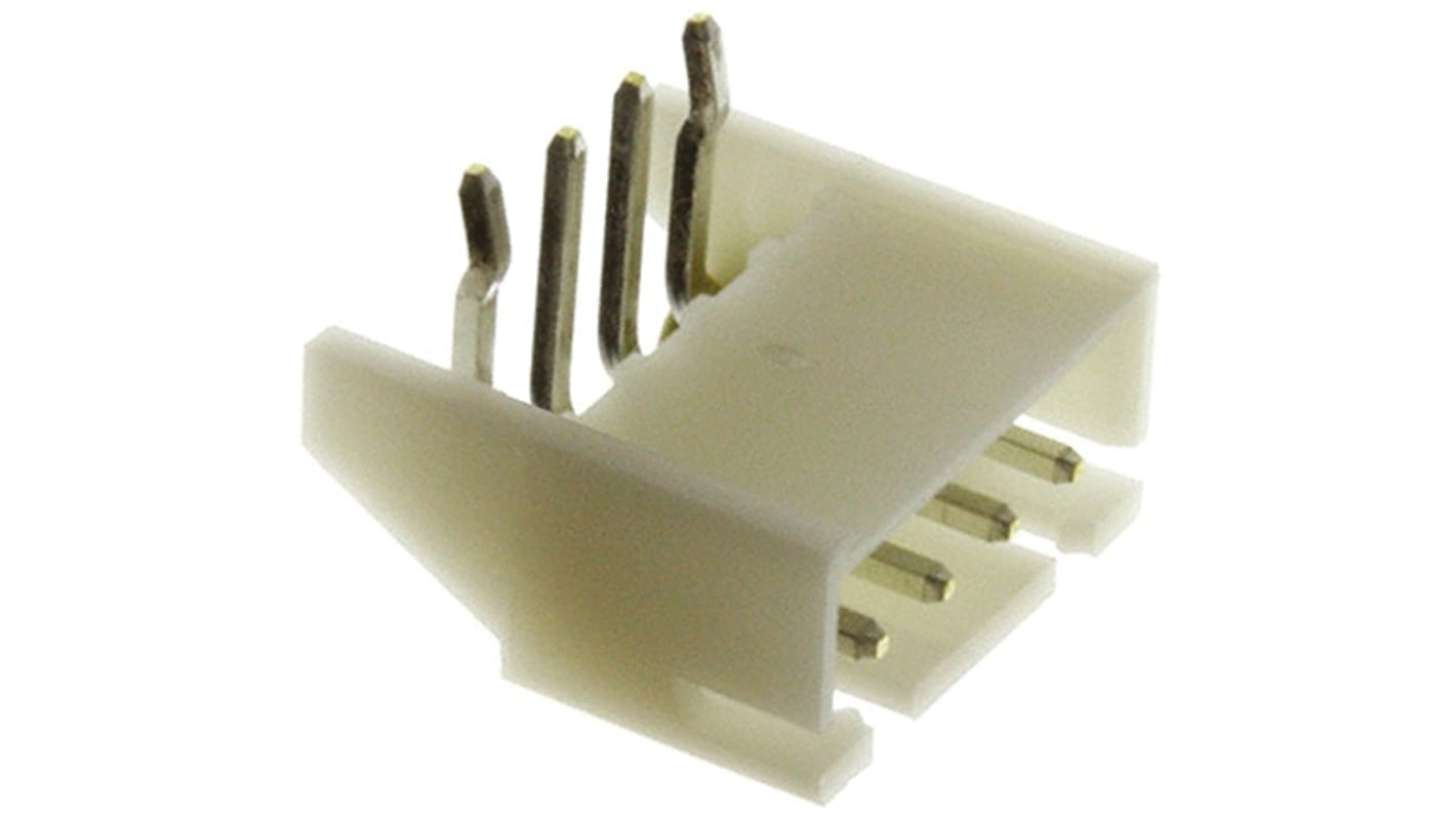 S4B-XH-A(LF)(SN) | JST XH Series Right Angle Through Hole PCB Header, 4 Contact(s), 2.5mm Pitch ...