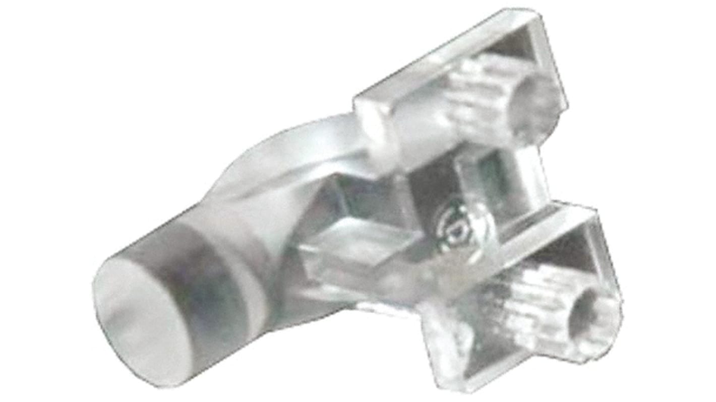 515-1011F Dialight, PCB Mounted Right Angle LED Light Pipe, Clear Round ...