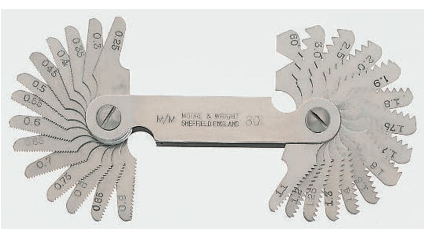 806RS | Calibre para paso de rosca Imperial Neill Tools, de 30 ...