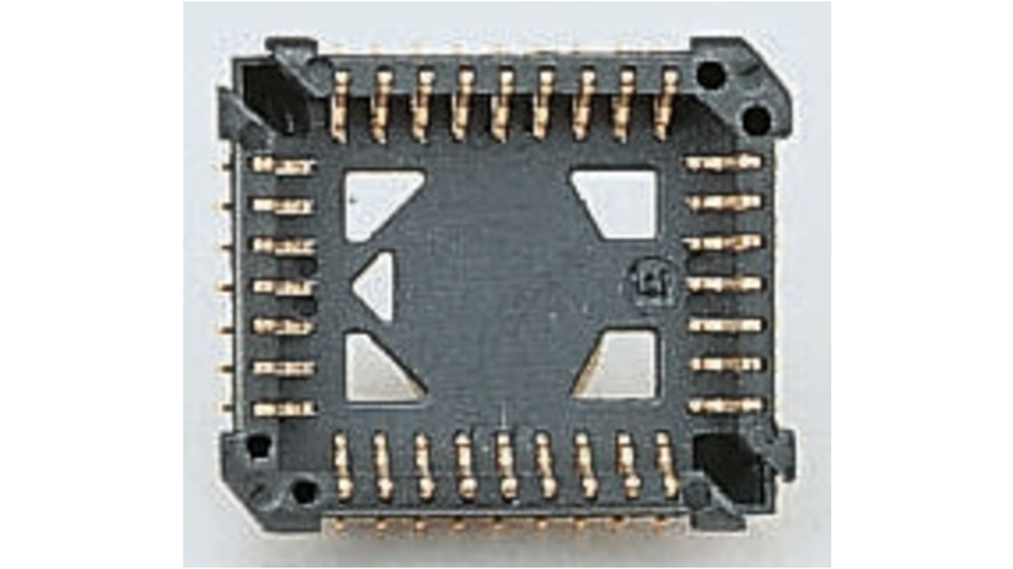 LCC-044-H200-55 | E-TEC 1.27mm Pitch 44 Way PLCC Socket | RS