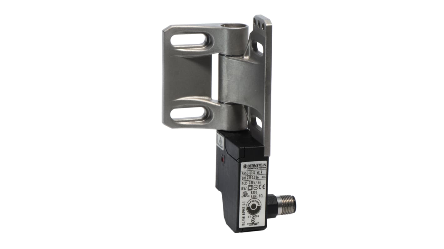 SHS3-U15Z-SR | Bernstein AG SHS Safety Hinge Switch, NO/2NC | RS