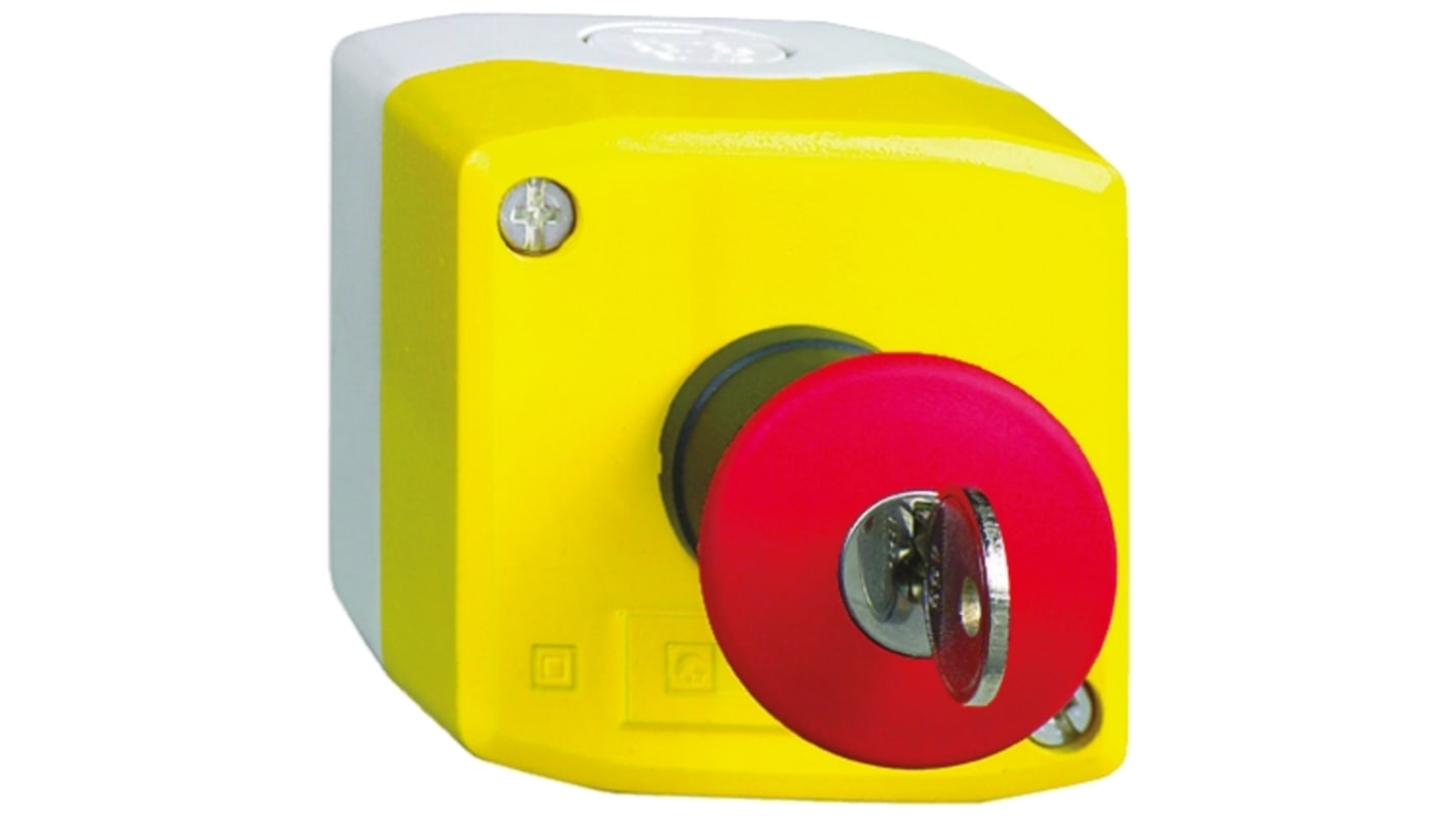 XALK184F | Schneider Electric Latching Emergency Stop Push Button ...