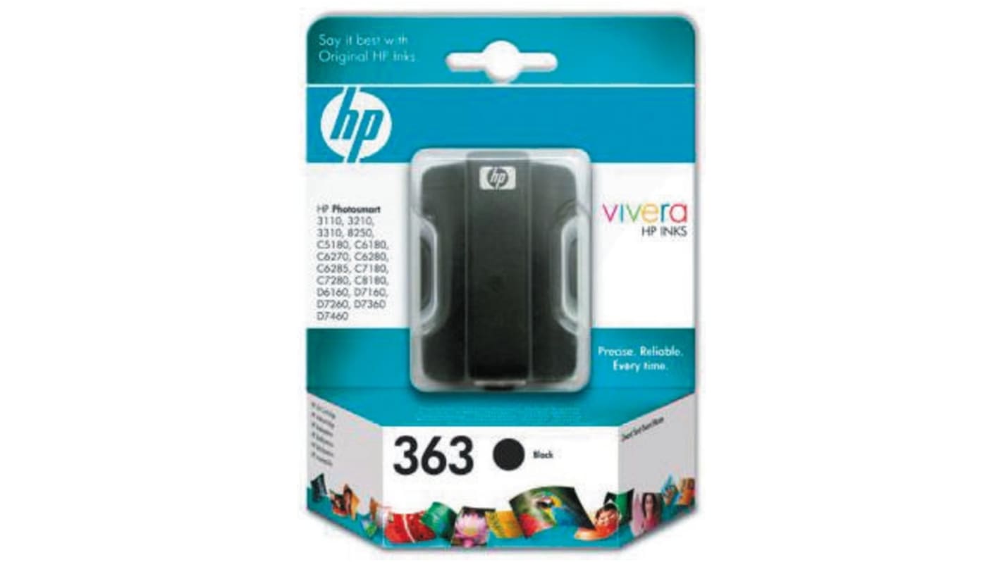 C8721EE | Hewlett Packard 363 Black Ink Cartridge | RS
