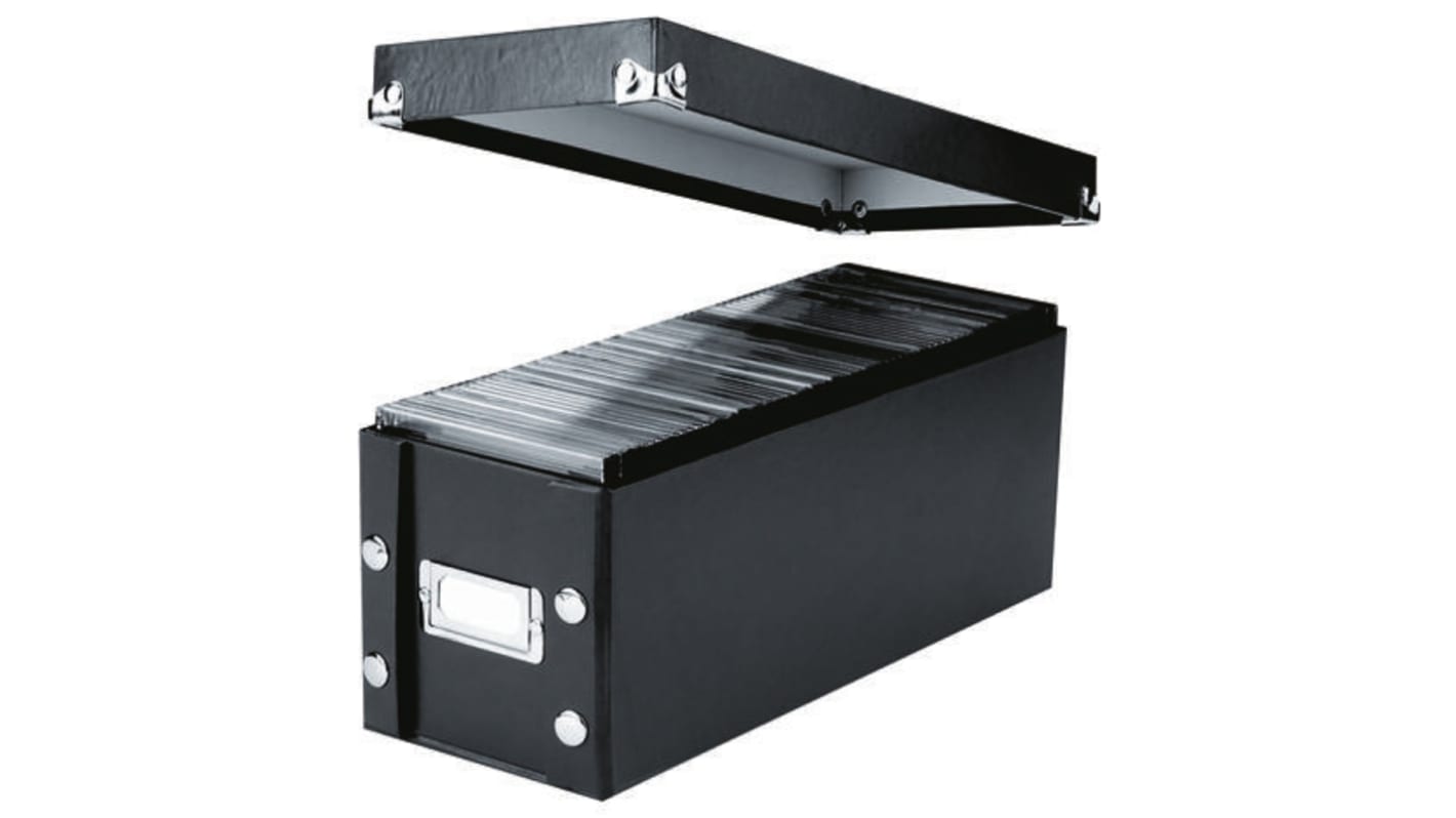 6064-00-95 | Leitz Black Storage Media Storage Box, Quantity1 | RS