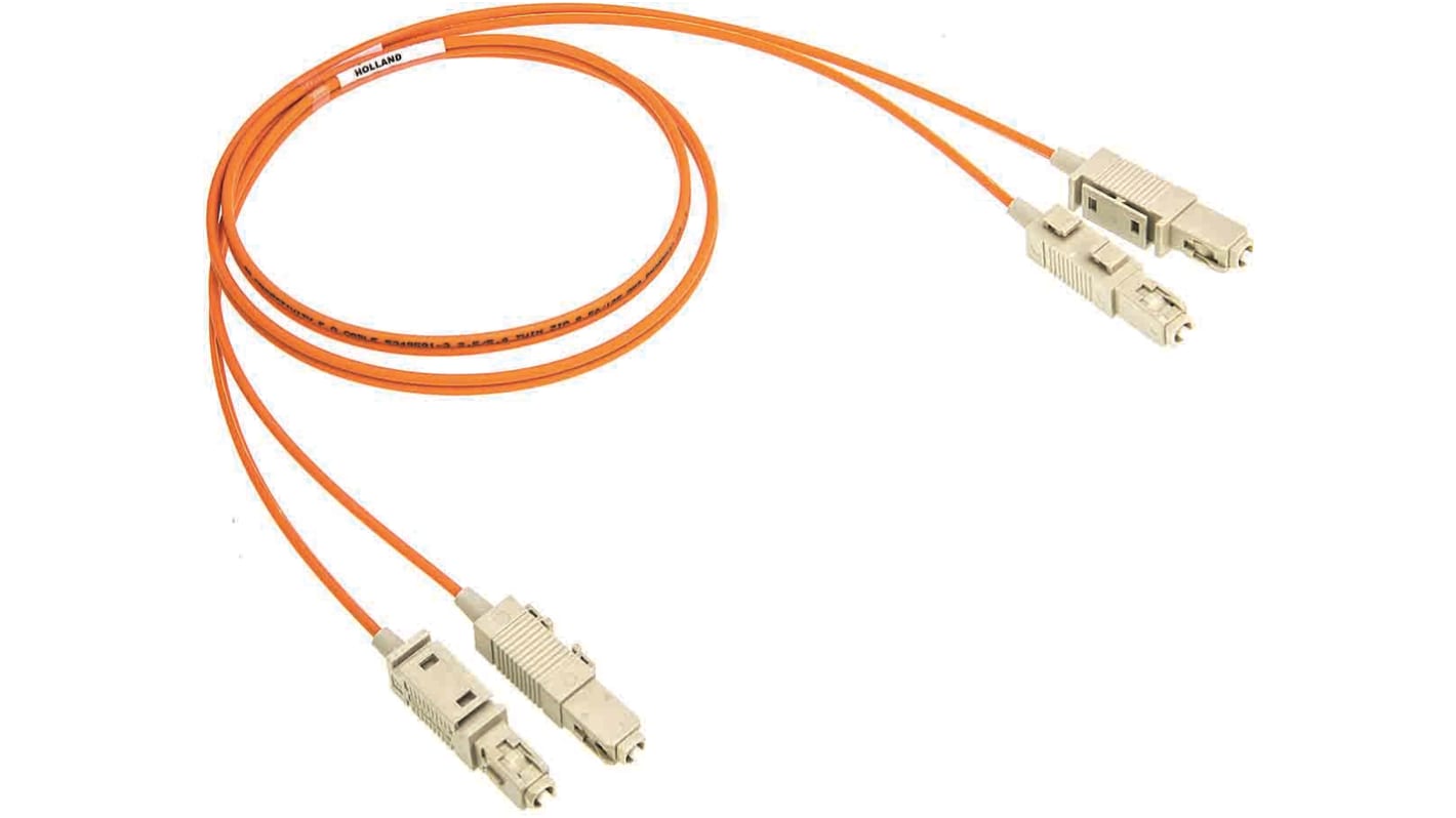 5349578-2 | COMMSCOPE Simplex Multi Mode OM1 Fibre Optic Cable, 62.5 ...