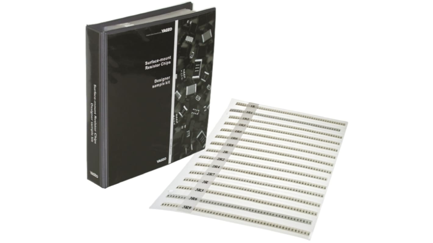 332207330098 | Yageo, RC-1206 Thick Film, SMT 170 Resistor Sample Kit ...