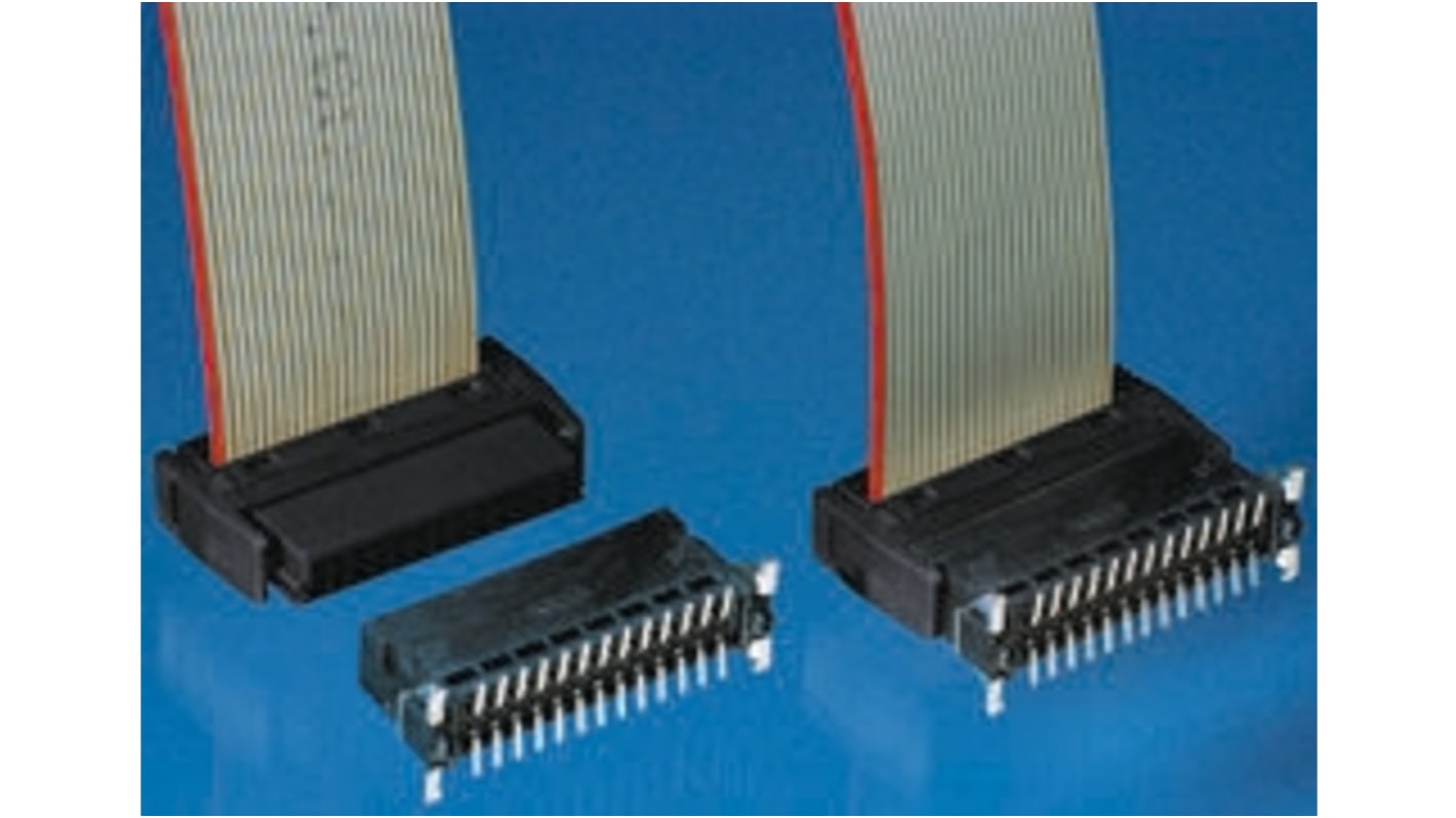 214346 | Erni 26-Way IDC Connector Socket for Cable Mount, 2-Row | RS