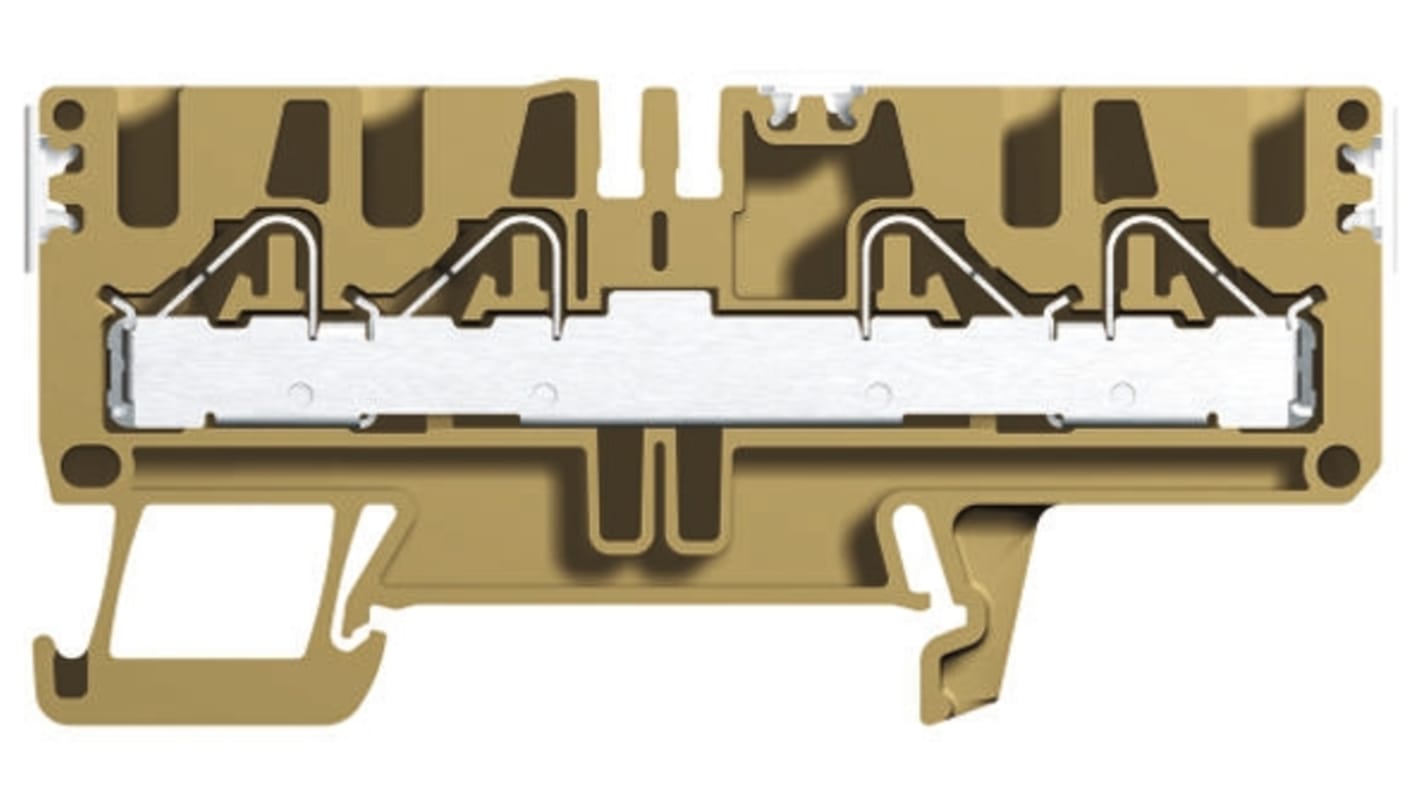 PDU 2.5/4 4 Connections Bleu -1896250000 | Weidmuller PDU Series Blue ...