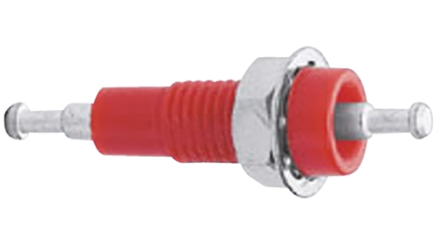 TJ-10-B-R | Sato Parts Red Terminal Post, 30V, 5A, M6 x 0.75 Thread | RS