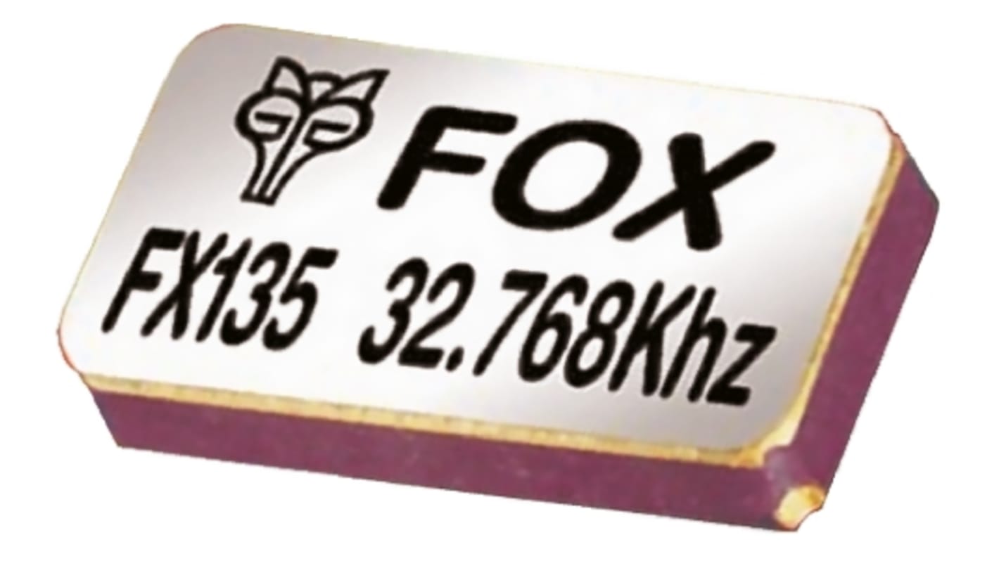FX135A-327 | Fox Electronics 32.768kHz Crystal ±20ppm SMD 2-Pin 3.2 x 1.5 x 0.9mm | RS