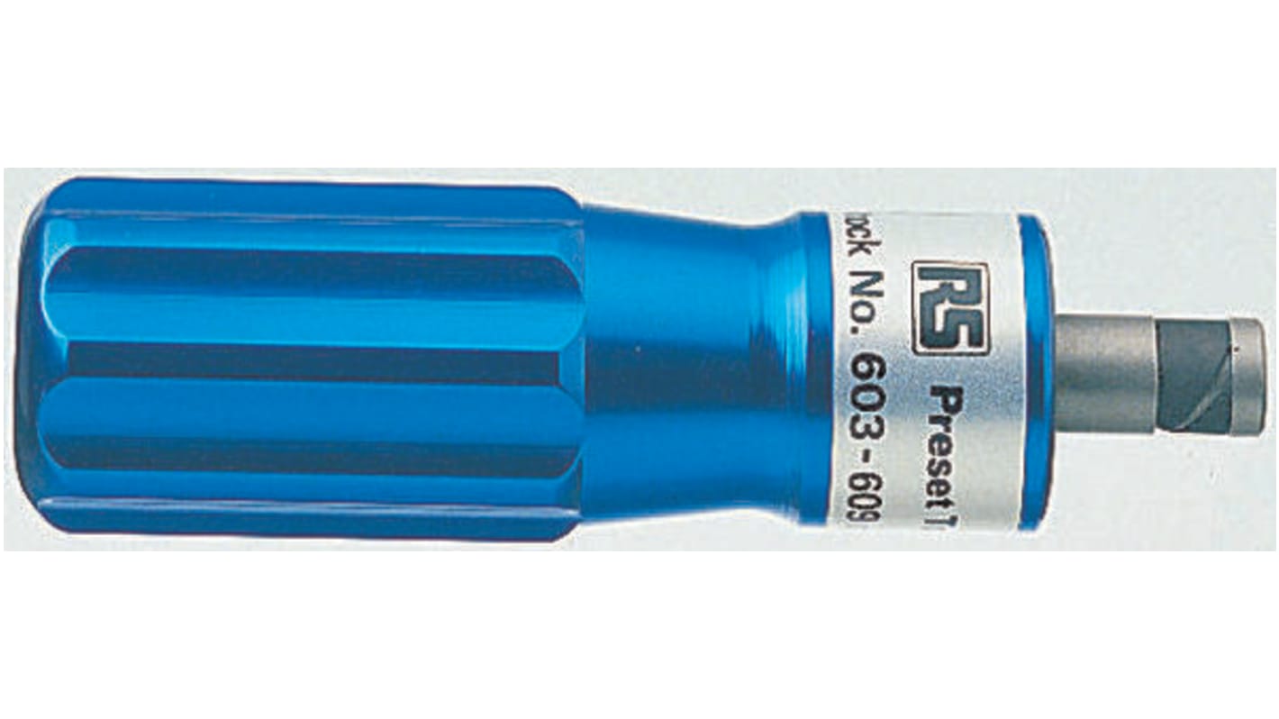 RS PRO Pre-Settable Hex Torque Screwdriver, 0.06 → 4.06Nm, 1/4 in Drive ...